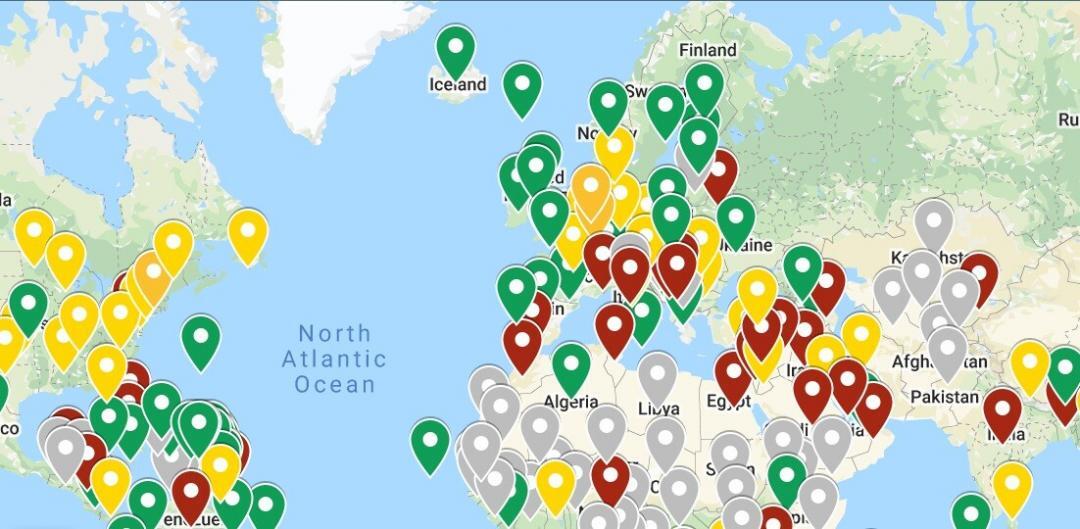 Map Of Recreational Marijuana Laws Around The World (Updated Regularly ...